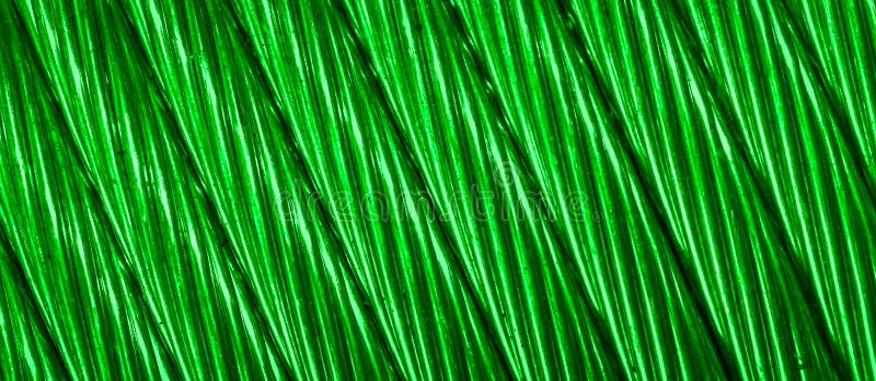 Green Copper Wires with Visible Details. Background or Texture Stock ...