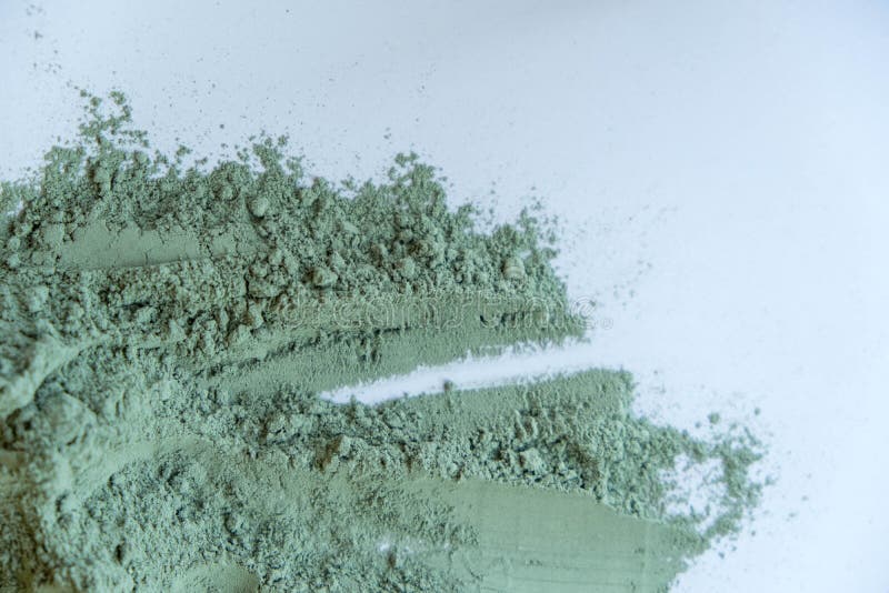 Green Cosmetic Clay Texture Close Up. Solution of Cosmetic Clay ...