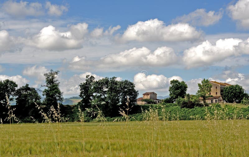 Green country stock image. Image of italy, holiday, horizon - 14592265