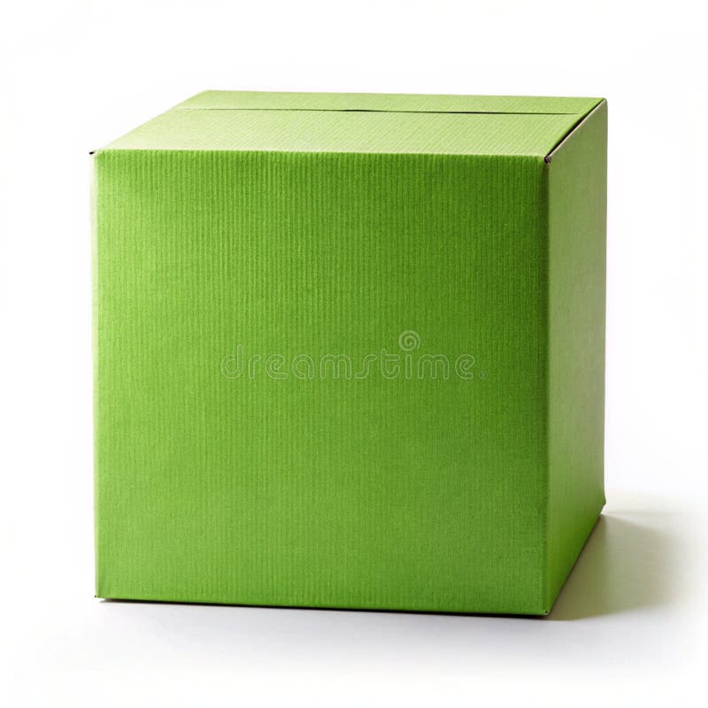 Green Craft Paint on Eco-Friendly Cardboard with Blank Space Stock ...
