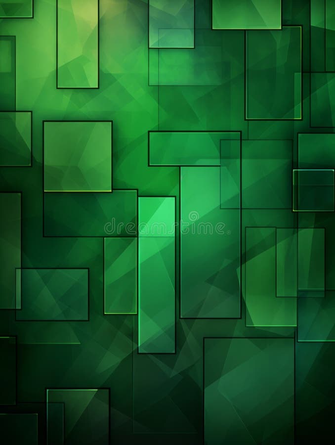 Green Creative Abstract Geometric Texture. Stock Illustration ...