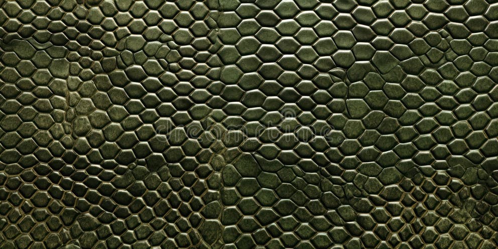 Green Crocodile Skin Texture with Natural Scale Pattern. Lizard ...