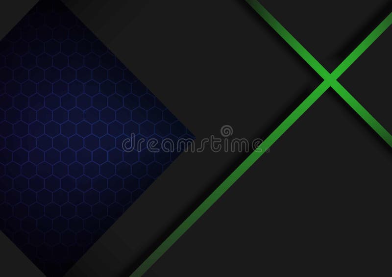 Green Cross and Blue Nets Abstract Background Vector Stock Illustration ...