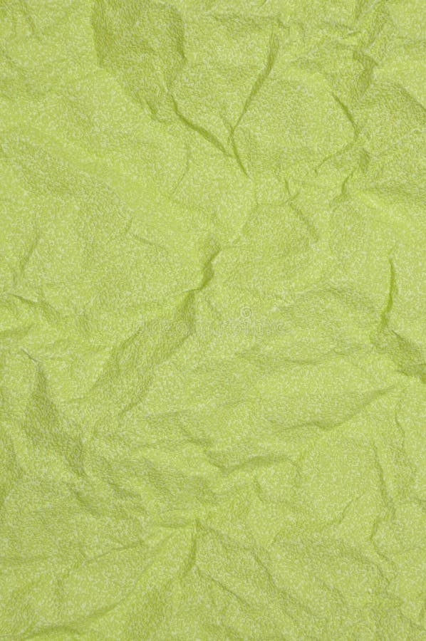 Green crumpled paper stock image. Image of sheet, crashed - 48373901