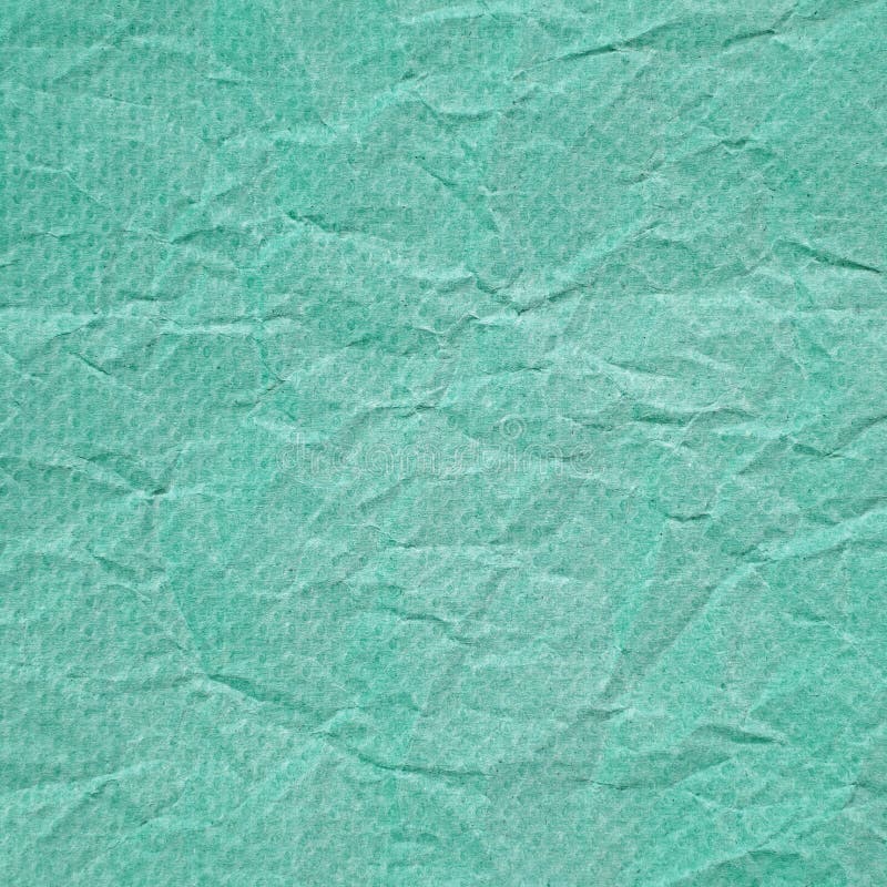 Green Crumpled Paper with Tissue Pattern Background Stock Photo - Image ...