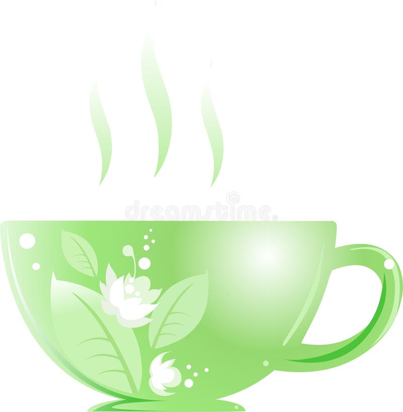 Tea cup label stock vector. Illustration of vector, health - 12650244