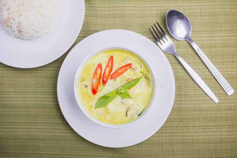 Green Curry stock photo. Image of gourmet, dish, asian - 48104502