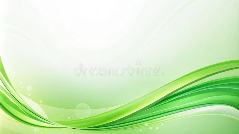 Stylish Green Curved PowerPoint Background Stock Photo - Image of ...