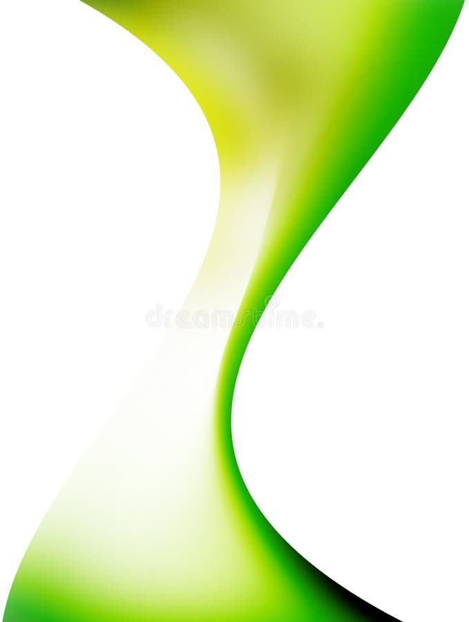 Green curved lines stock illustration. Illustration of abstractly - 3756553