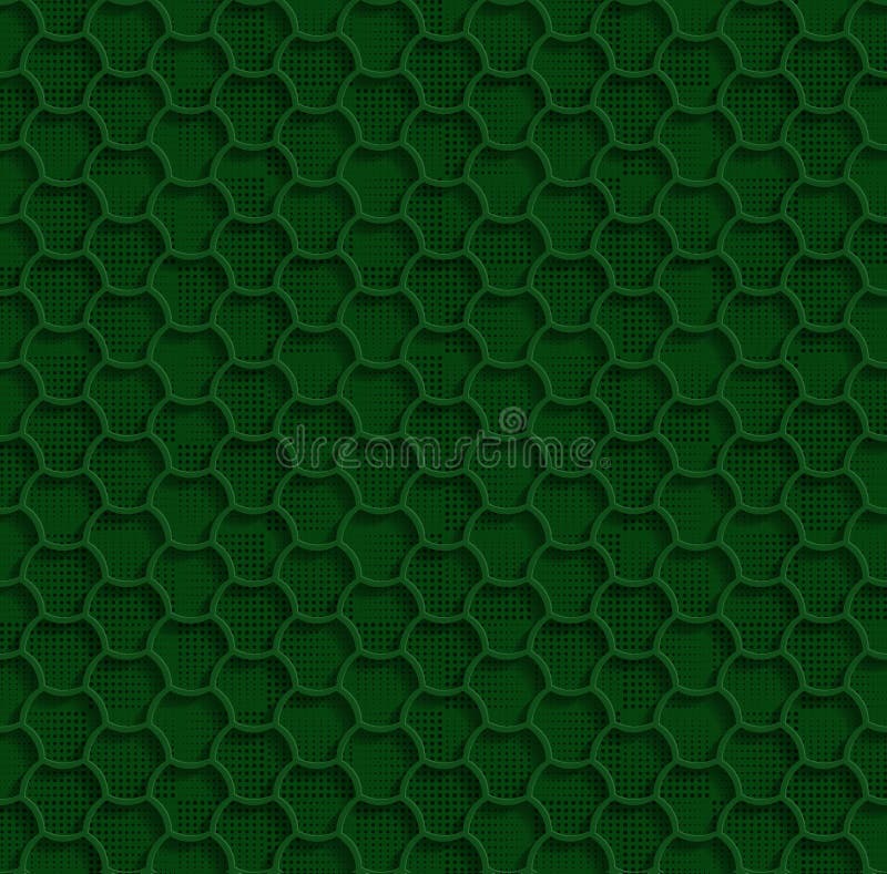 Green 3d Seamless Web Hexagon Pattern Stock Vector - Illustration of ...