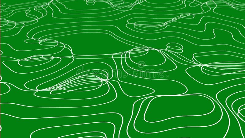 Green 3D Topographic Map Background Concept Abstract Background. Space ...
