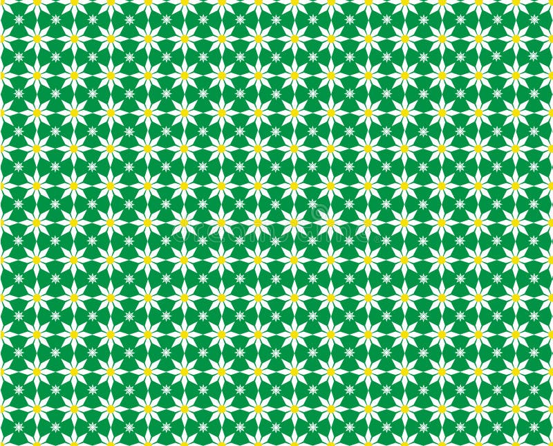 Green Daisy Flower on a White Background Stock Vector - Illustration of ...