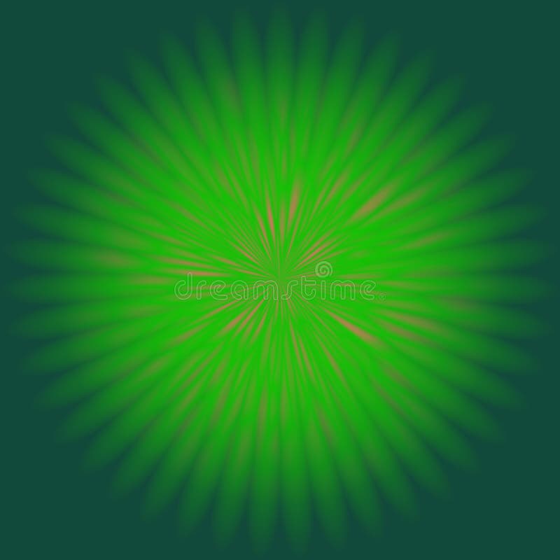Green Dandelion, Sun or Star Texture on Green Stock Illustration ...