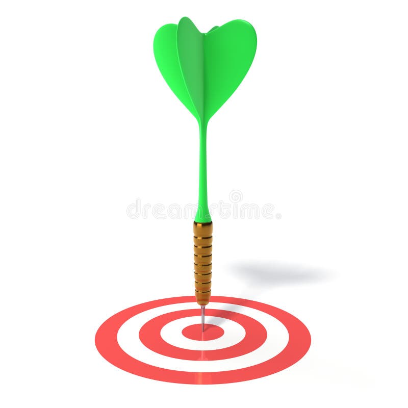 Dart Target Success Business Concept Stock Vector - Illustration of ...