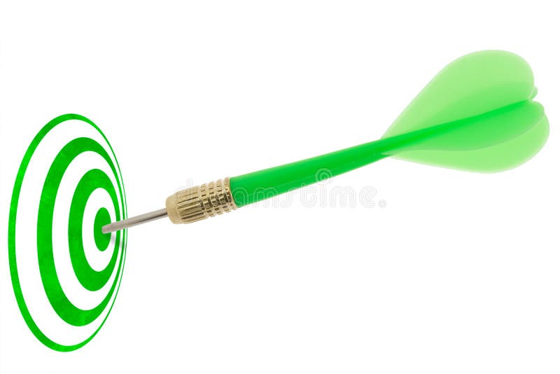 Green dart in target stock photo. Image of expertise - 103550816