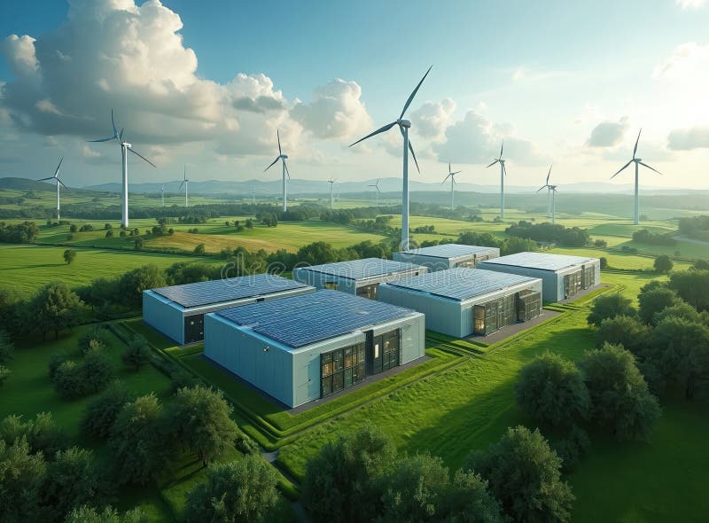 Green Data Centers Revolutionize Sustainable Computing. Solar, Wind ...
