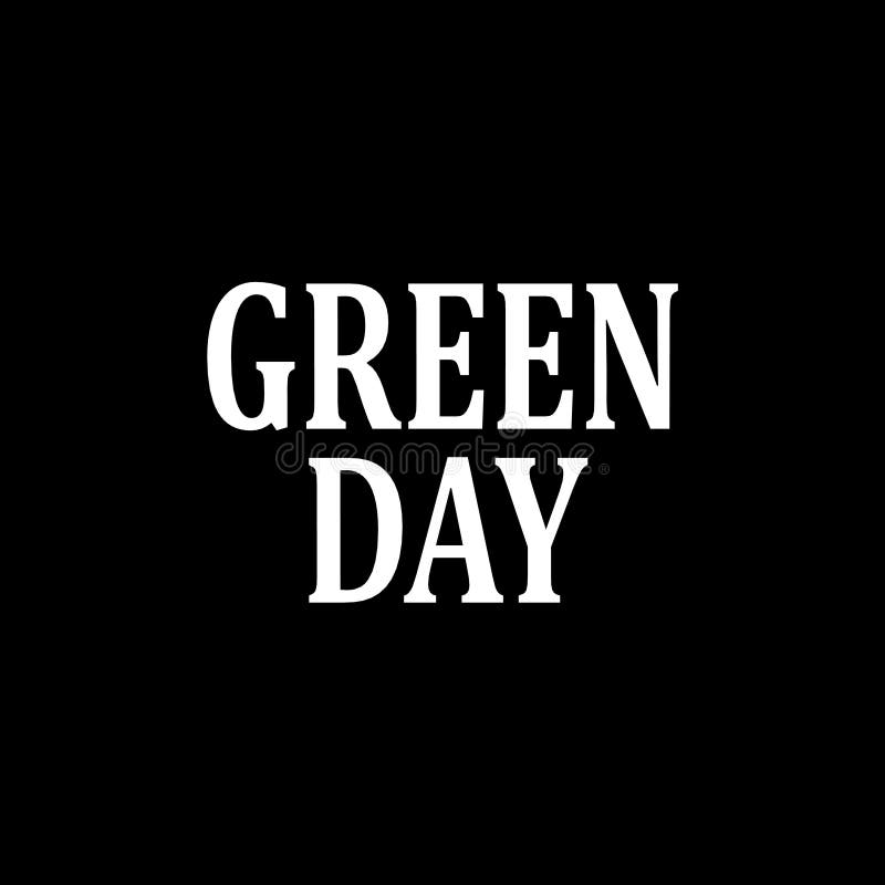 Green Day Sign, Ecology, Icon, 3D Illustration Stock Illustration ...