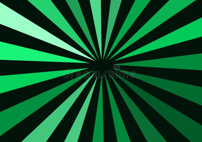 Green Different Shade Lines Representing Depth of Space Stock ...