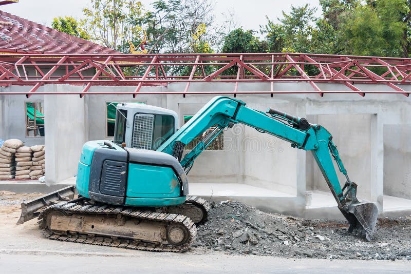 Green Digger stock photo. Image of excavator, environment - 1903530
