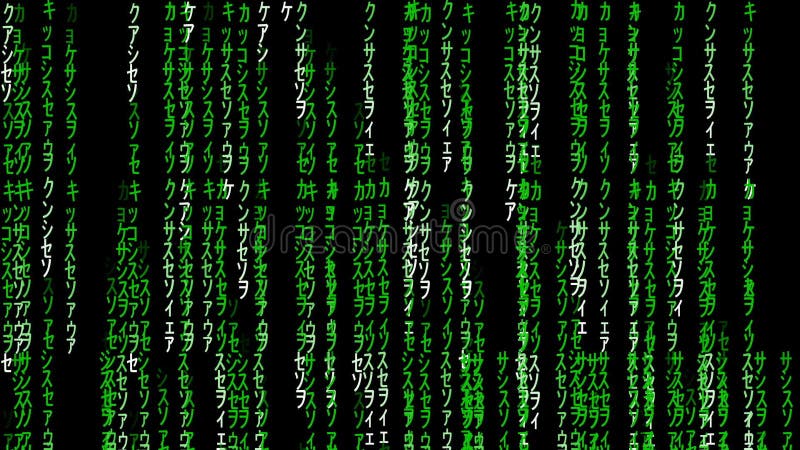 Green Digital Matrix Abstract Background Program Binary Code Stock Video Video Of Futuristic