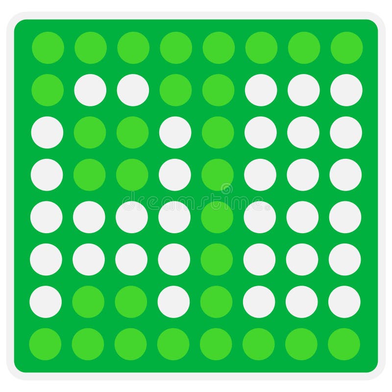 Green Digital Square Led Artificial Intelligence Display with Sample ...