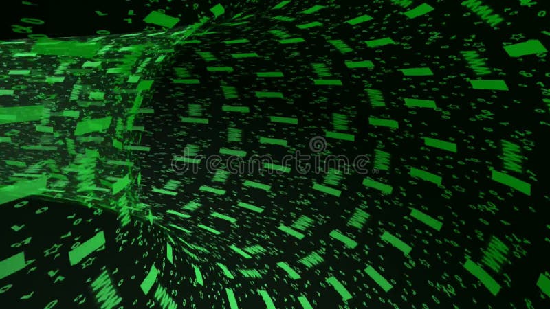 Green Digital Dots Code VJ Loop Motion Graphic Background Stock Footage ...