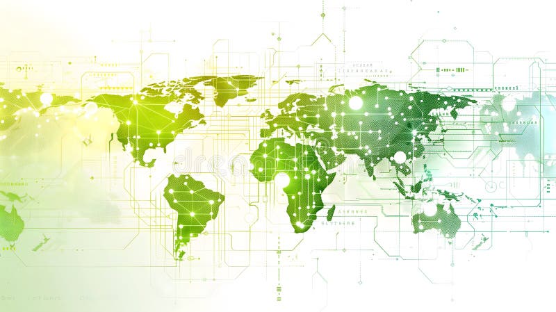 World Map Green Digital Stock Illustrations – 11,744 World Map Green ...