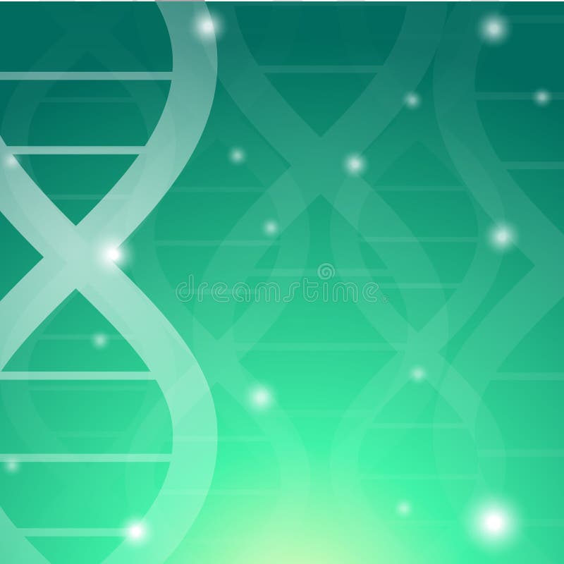 Green dna background stock vector. Illustration of medic - 80747378