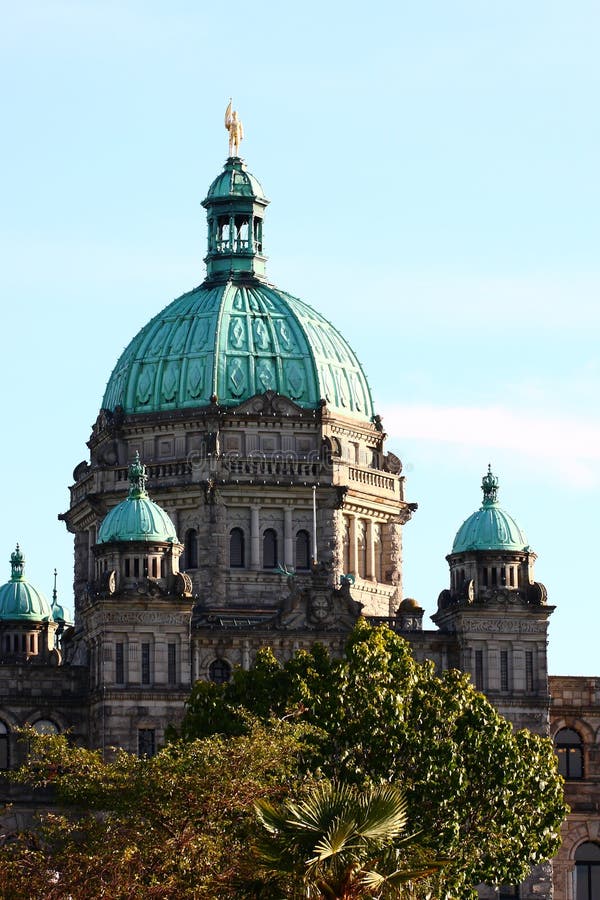 Green Dome in Victoria stock photo. Image of green, parliament - 28503954