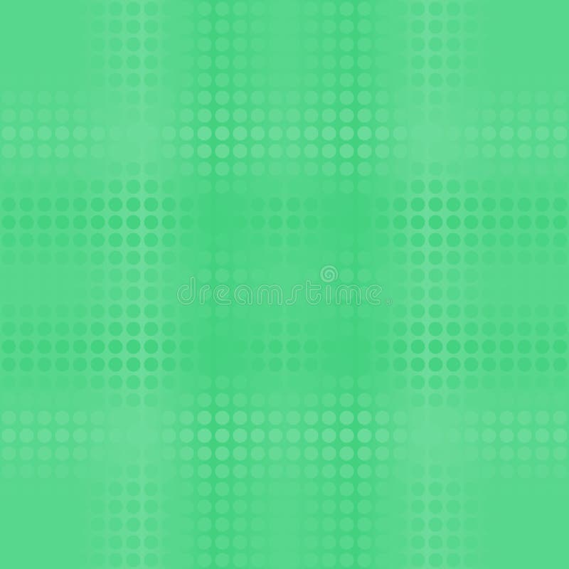 Green Dot Gradient Pattern. Vector Seamless Background Stock Vector ...