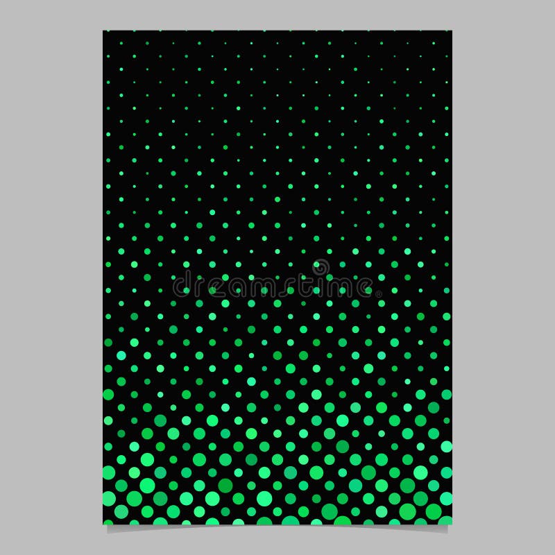 Green Dot Pattern Brochure Background Stock Vector - Illustration of ...