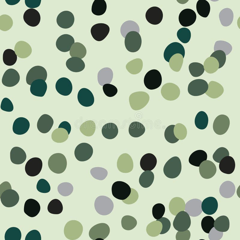 Green Dot Pattern, Random Vector Repeat, Seamless Abstract Background ...