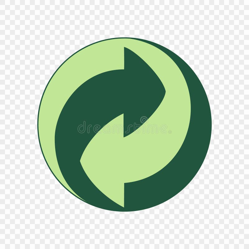 Green dot symbol stock vector. Illustration of friendly - 112427152