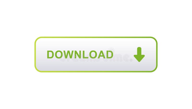 Green Download Button with Arrow Symbol for Digital File Access and ...
