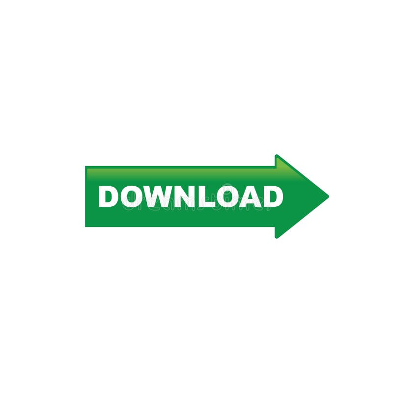 Green Download Sign Icon Vector Design Web Stock Vector - Illustration ...