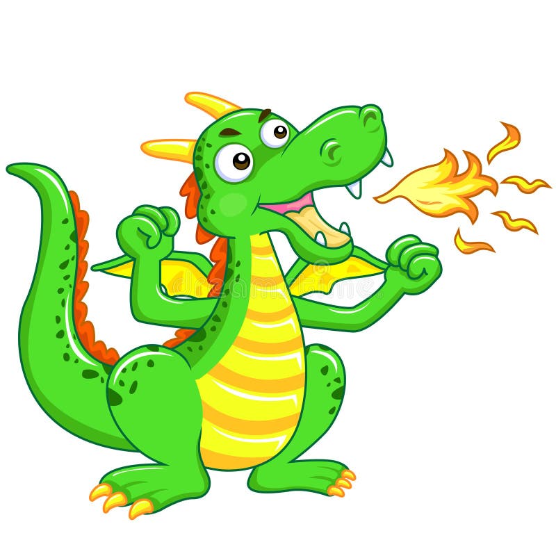 Green dragon stock illustration. Illustration of east - 5650145