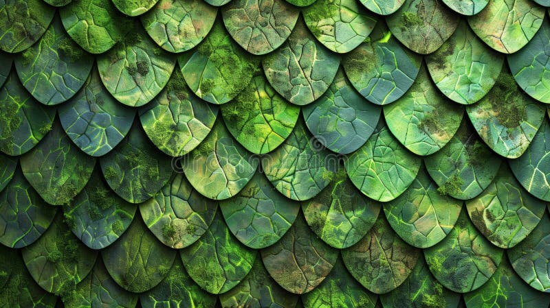 Green Dragon Scale Pattern Close-up - Luxury Background Texture for ...