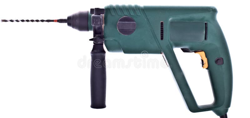 Green Drill stock photo. Image of electric, holes, equipment - 16576266