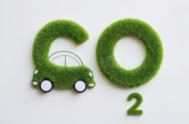 Green Driving, Real Impact stock illustration. Illustration of solution ...