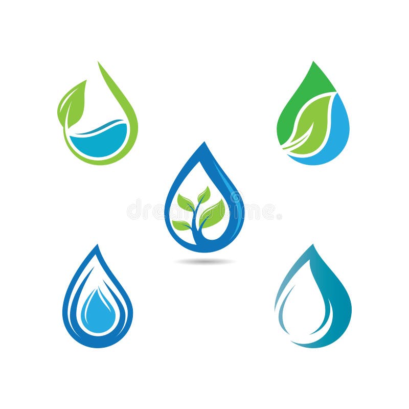 Green drop vector icon stock vector. Illustration of community - 183067081