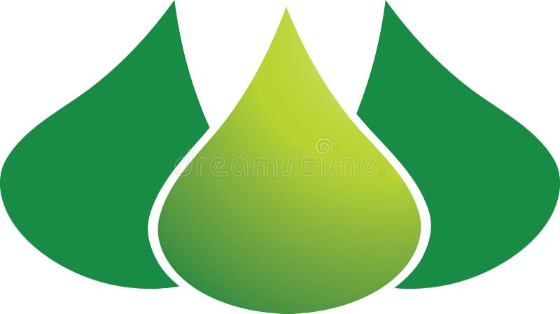 Green drops stock illustration. Illustration of elements - 50338708