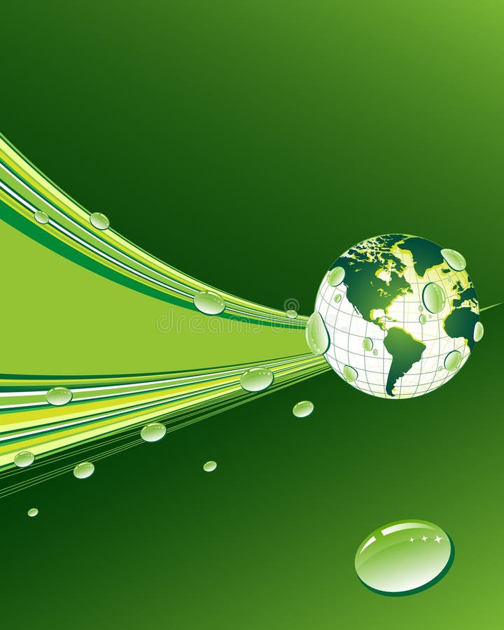Green Earth stock vector. Illustration of green, creative - 11432600