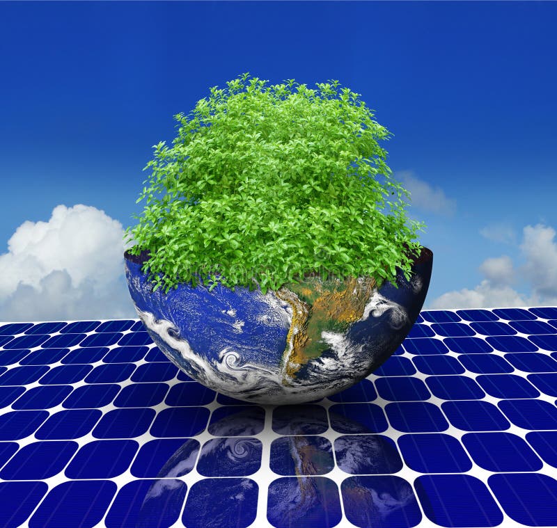 Clean earth stock illustration. Illustration of world - 15494937