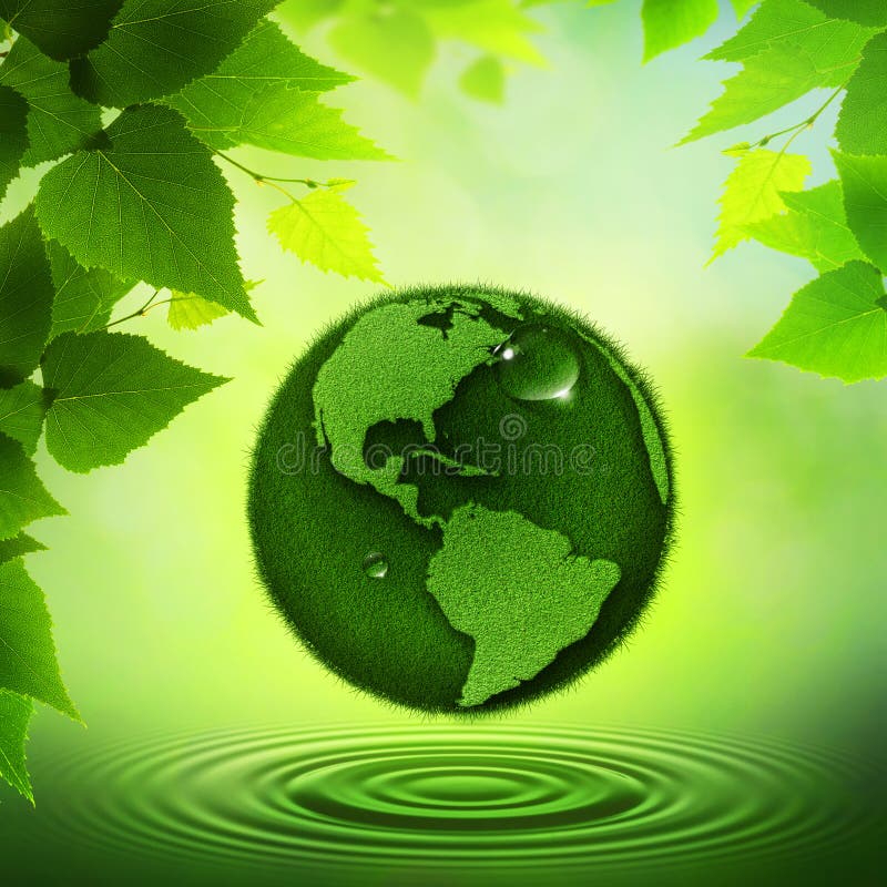 Green Earth. stock illustration. Illustration of nature - 29576577