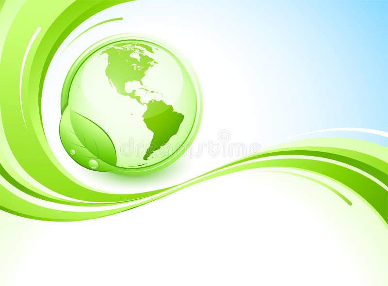 Green earth stock vector. Illustration of backdrop, drop - 7359685