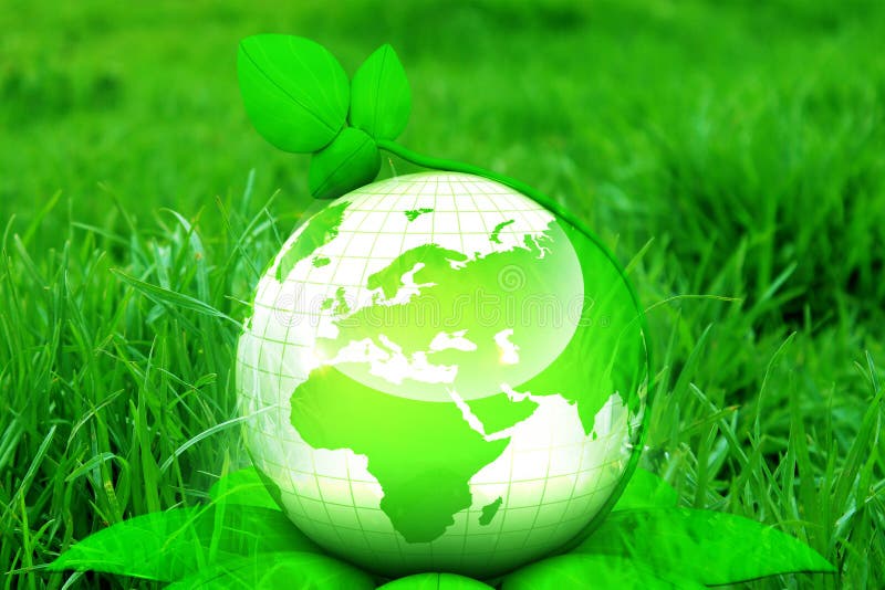 Green earth concept stock illustration. Illustration of geography ...