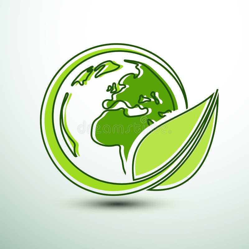 Green earth 1 stock vector. Illustration of world, natural - 176362724