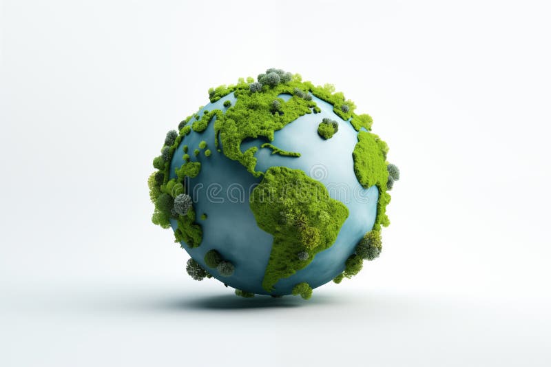 Green Earth: a Conceptual Representation of a Flourishing Planet Stock ...
