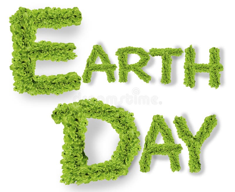 Green Earth Day Words Concept Stock Image - Image of nature ...