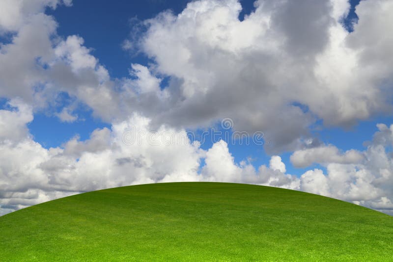 Green Earth landscape stock photo. Image of space, clouds - 180392332